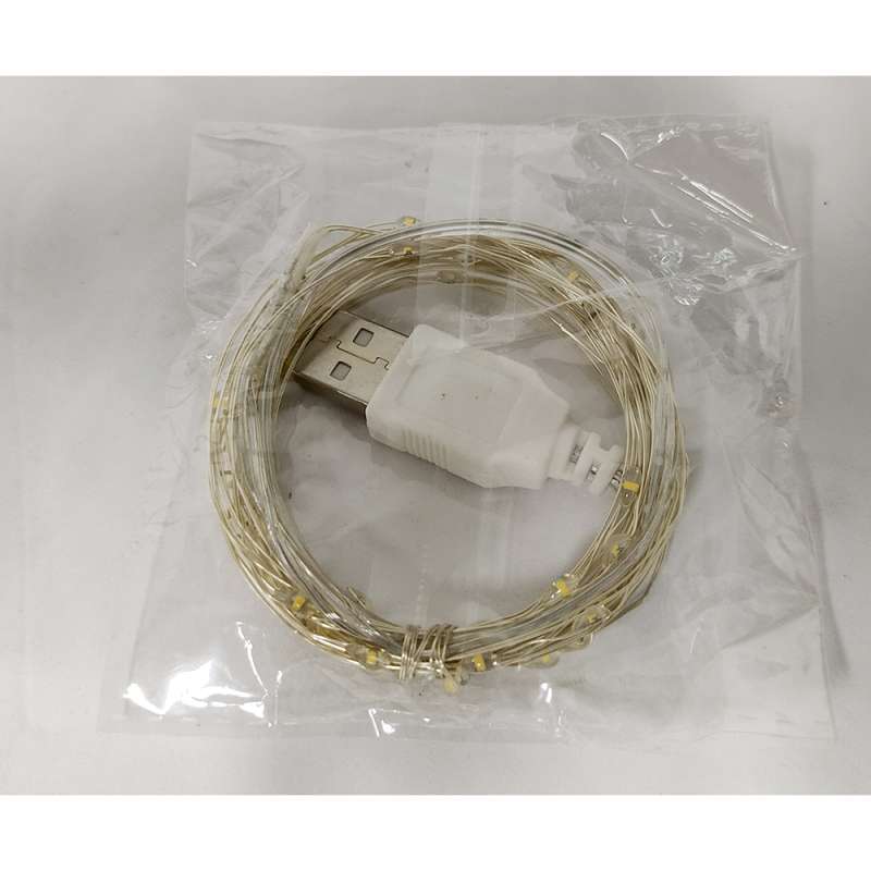 Promo No Brand Lampu Hias Dekorasi Pohon Natal Usb Powered 50 Led 5meter Multi Warna Diskon 19% ...