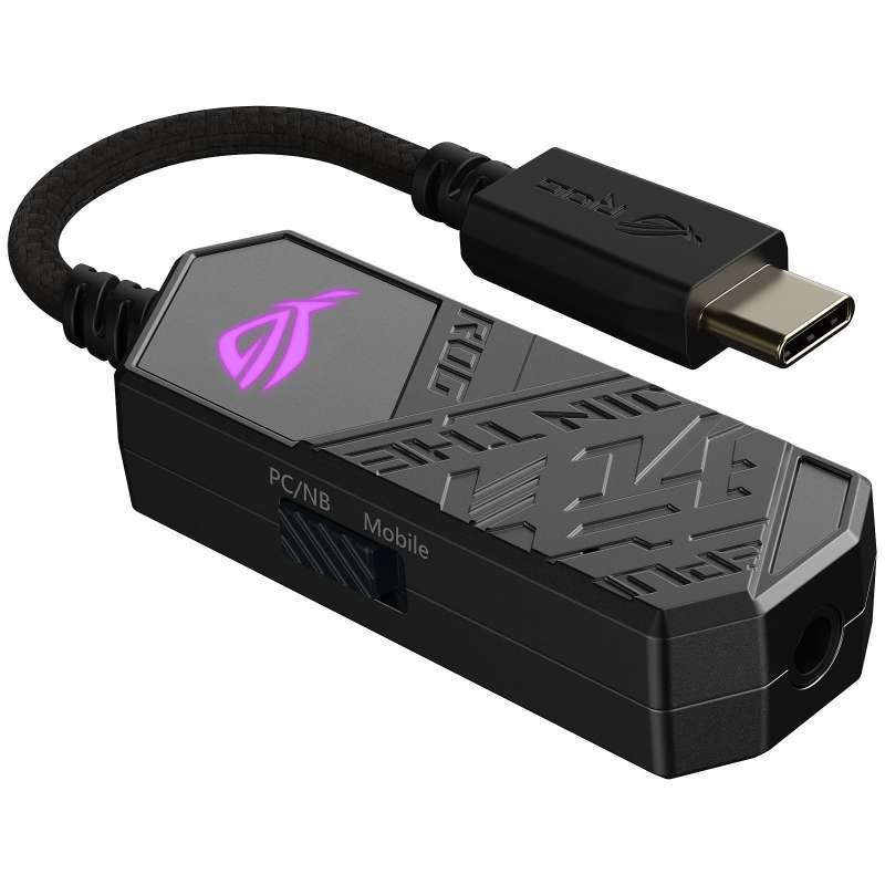 Jual ROG Clavis USB-C to 3.5 mm gaming DAC with AI Noise-Canceling Mic ...