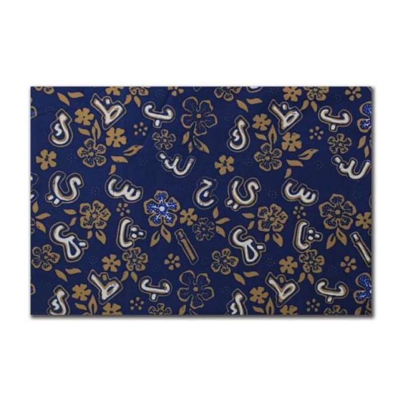 Jual Batik Agama PAI Motif Akulturasi Budaya Jawa dan Arab (Huruf ...