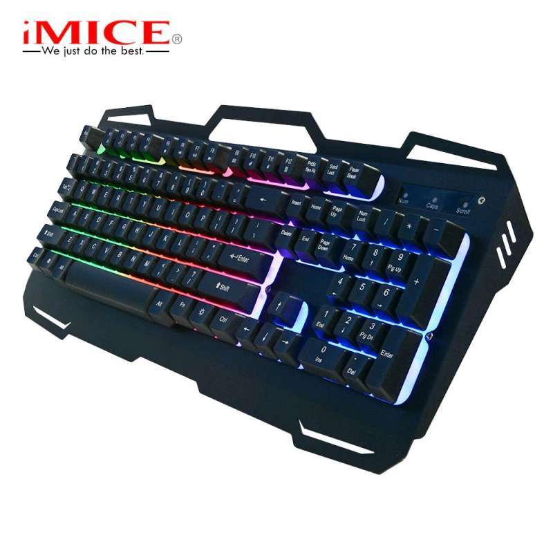 Jual iMice Gaming Keyboard RGB Backlit - AK-400 - Black di Seller ...