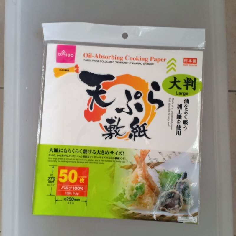 Jual Daiso Oil-Absorbing Cooking Paper isi 50 / Serap Minyak di Seller ...