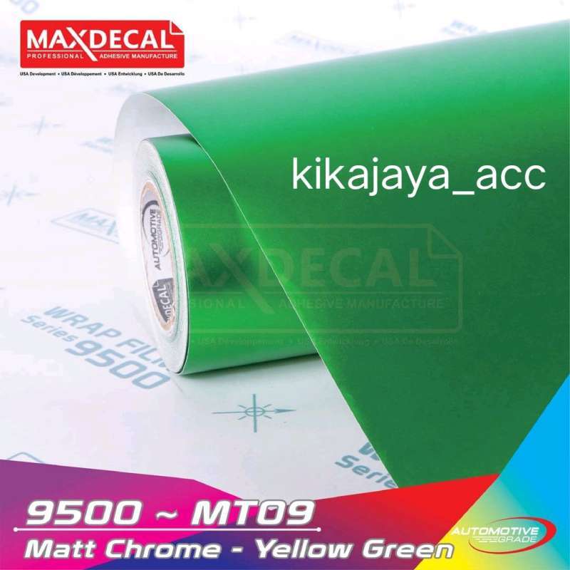 Jual STIKER SKOTLET MOTOR MOBIL GREEN MATT CHROME ukuran 1m x 50cm ...
