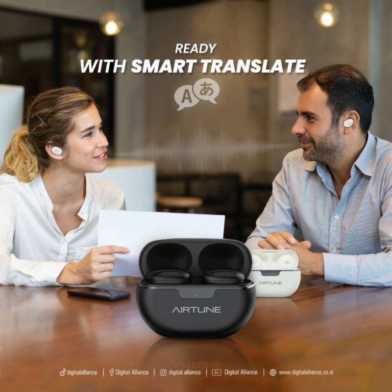 Promo Digital Alliance AIRTUNE Smart Translate Wireless Stereo Earbuds ...