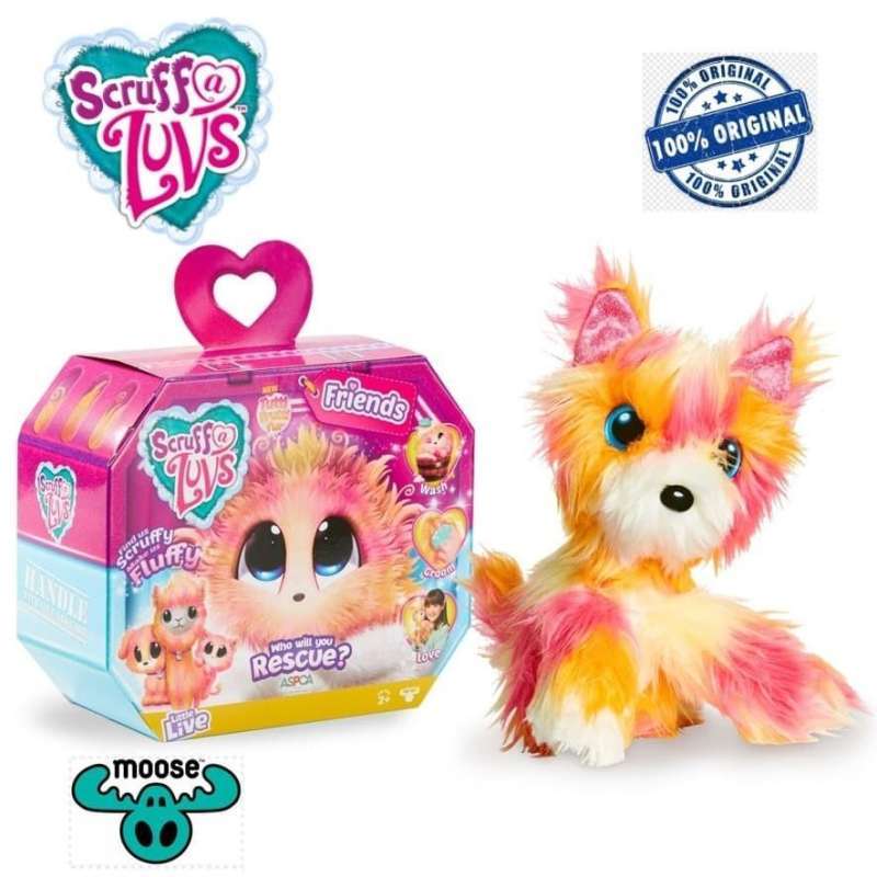 Jual Moose Little Live Pets Scruff A Luvs Friends Tutti Frutti Fur Di ...