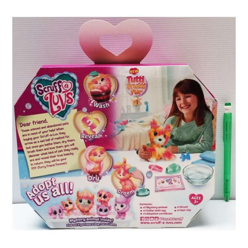 Jual Moose Little Live Pets Scruff A Luvs Friends Tutti Frutti Fur Di ...