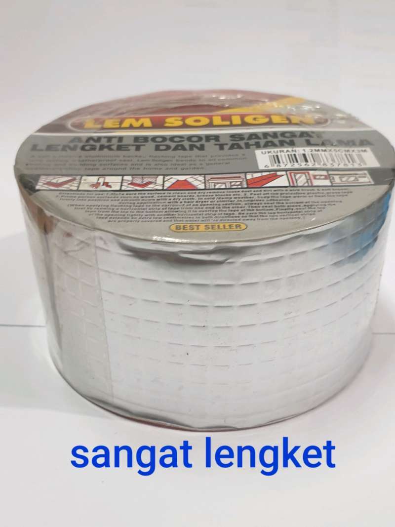 Jual Lakban Talang Soligen .tambal Seng. Solasi Anti Bocor. Lem Talang. Dimensi 1,2mmx 5cm X ...