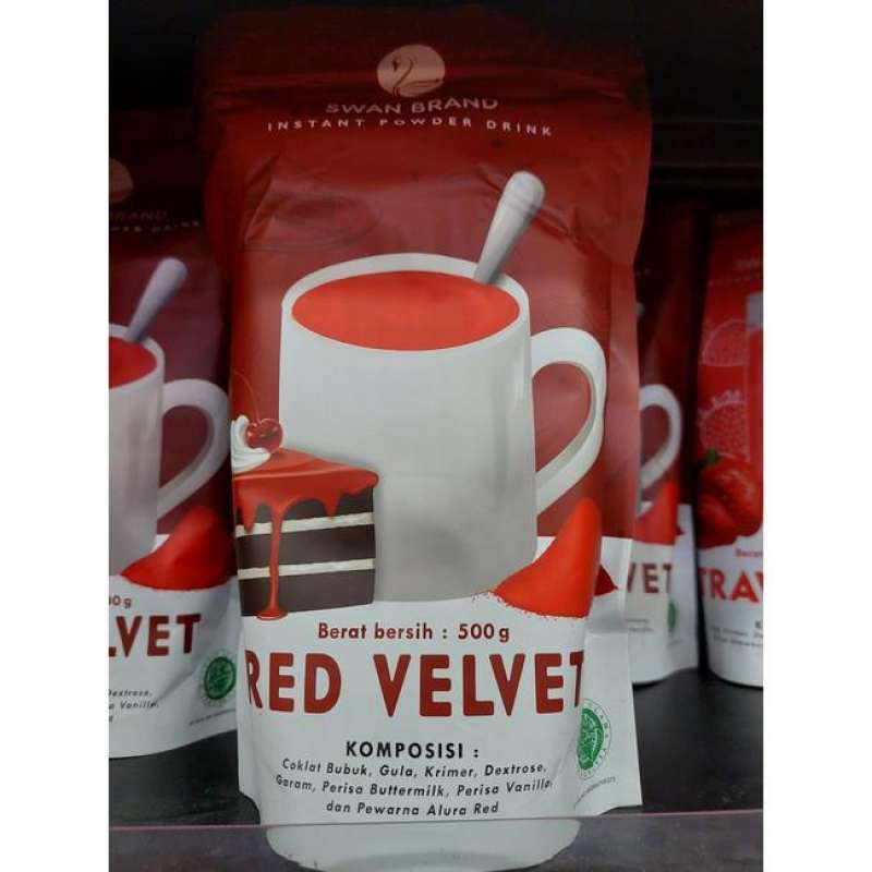 Jual Swan Brand Red Velvet Instant Powder Drink 500g / 500 Gram Minuman ...