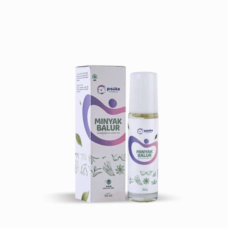 Jual Pisuka Minyak Balur Sakura 100ml dan Minyak Balur Green Tea 10ml ...