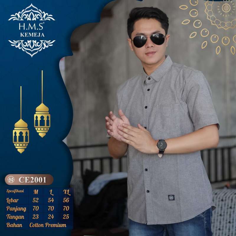 Jual Aero HMS A005 Original Brand Baju Kemeja Pria Keren Model Distro ...