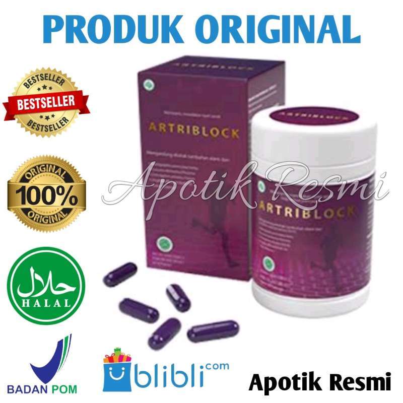 Jual [ Apotik Resmi ] Artriblock - Artriblock Herbal 100% Original 30 ...