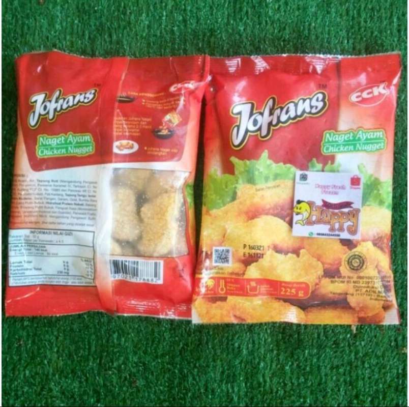 Jual Jofrans Nugget Ayam beku frozen 225 gram di Seller Happy Fresh ...