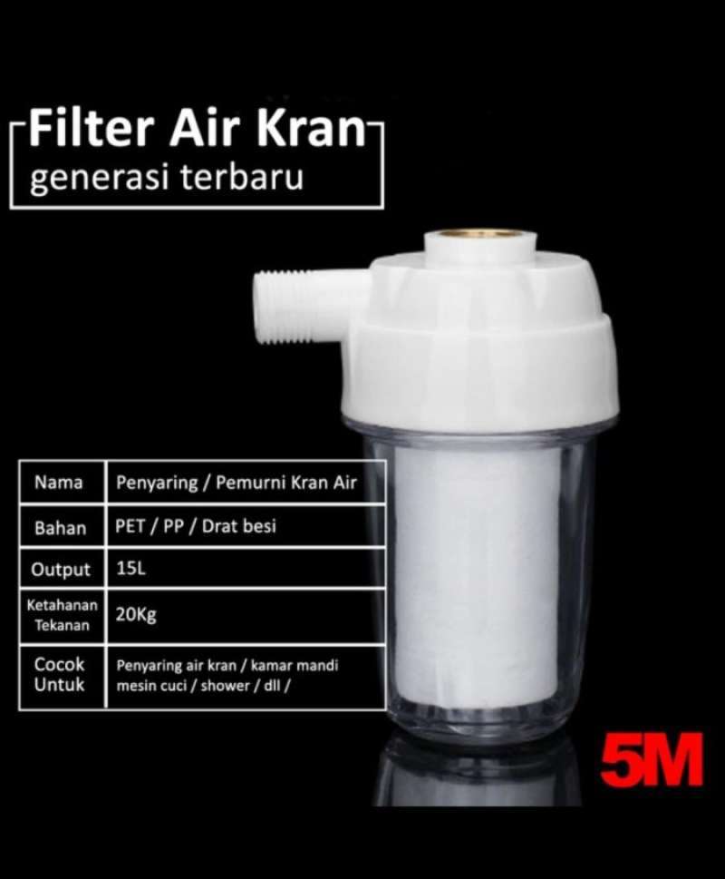 Promo Gratis Ongkir Saringan Air Filter Kran Ledeng Pam Sumur Penjernih ...
