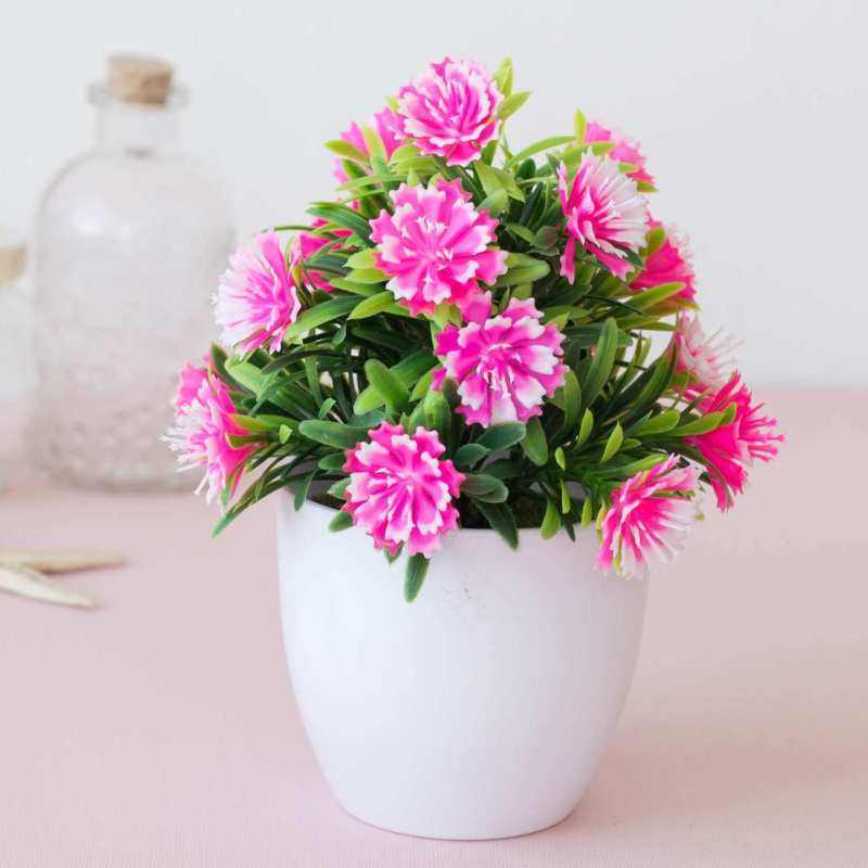 Jual Vas Bunga Plastik Pot Bunga Tanaman Hias Artificial Aglonema Daun ...