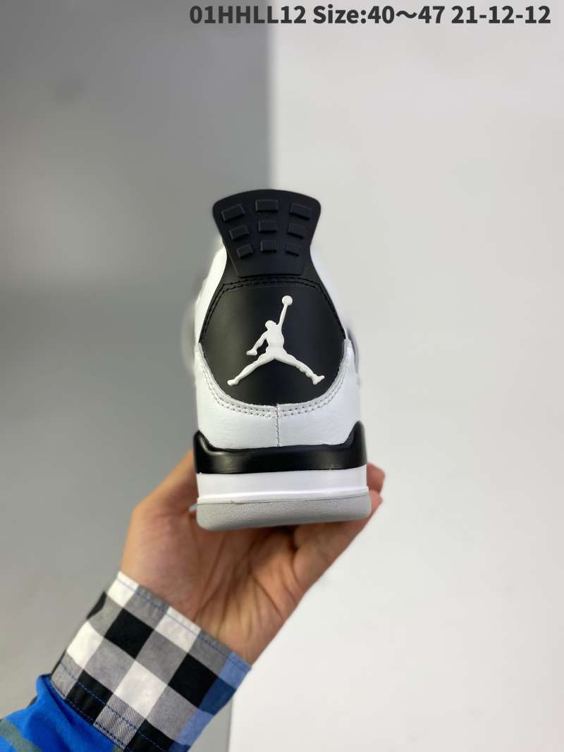 Jual Nike Air Jordan 4 Quot Military Black Quot Grey And Black Aj4 ...