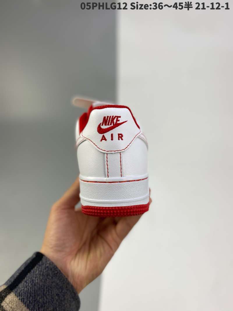 Jual Red stitching nike air Force1 original last original cardboard to ...