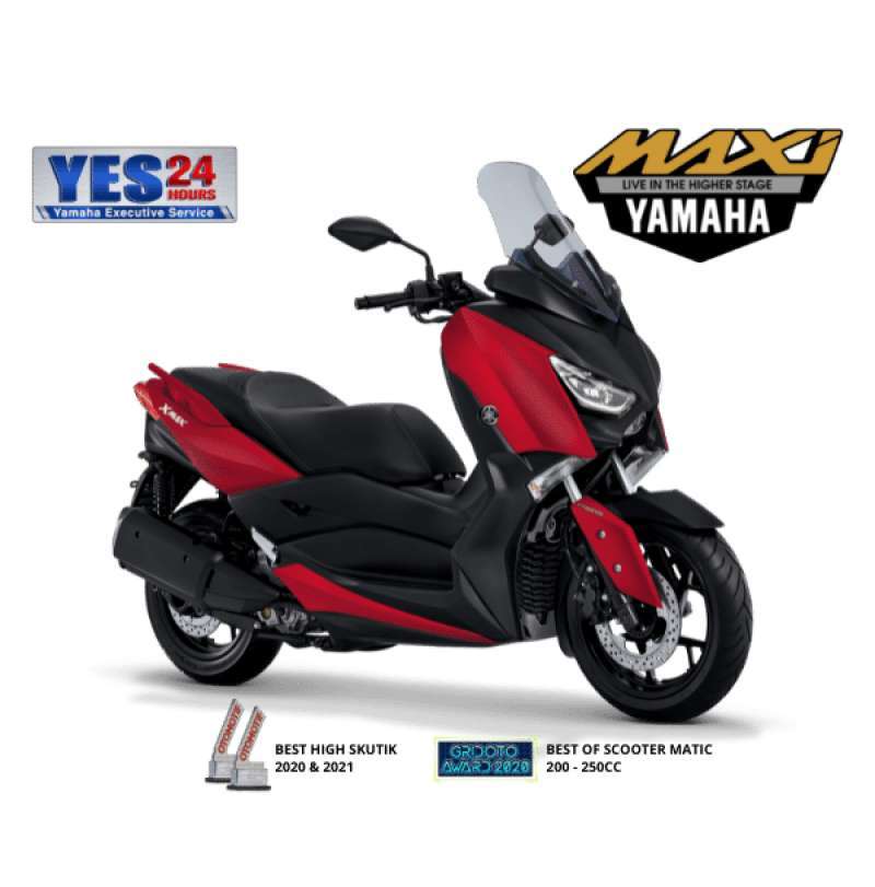Jual Yamaha XMAX Sepeda Motor [VIN 2022/ OTR Jawa Barat] - Matte Red ...