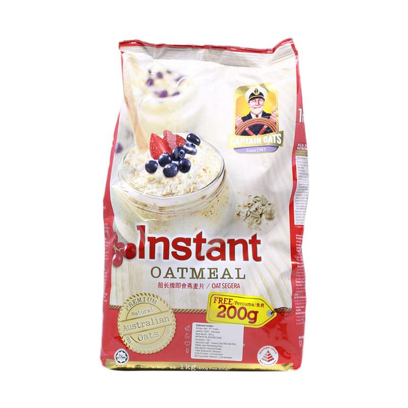 Jual Captain Oats Instant Oatmeal [800 g] di Seller misterj_online ...