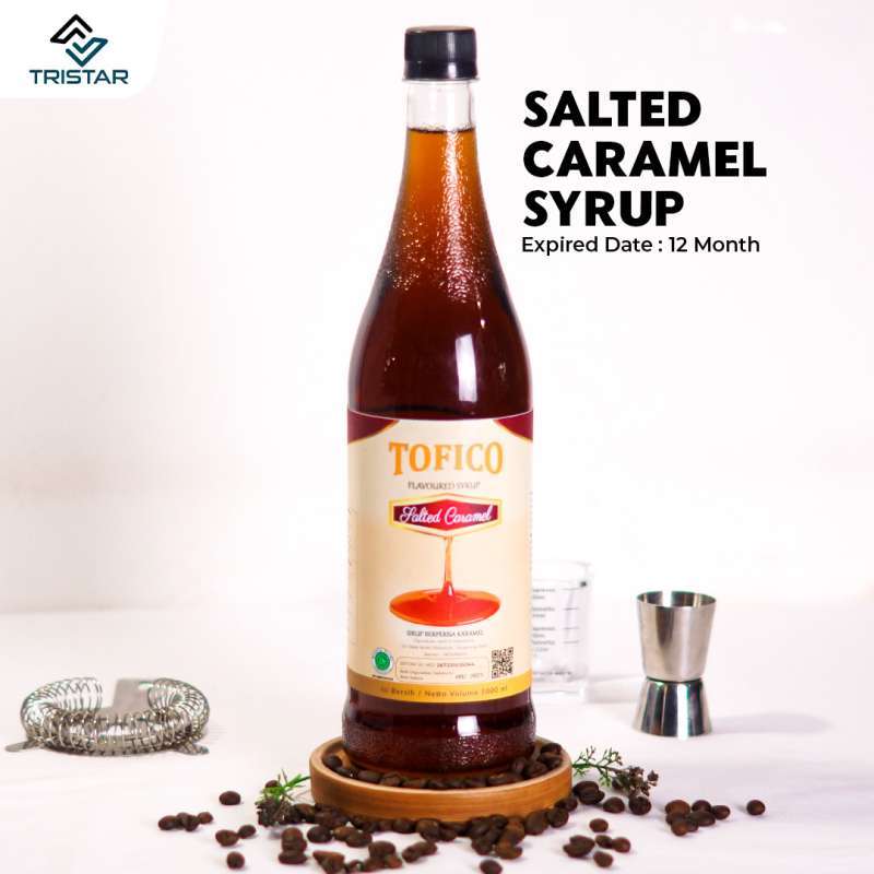 Jual Tofico Salted Caramel Syrup Sirup Premium Rasa Karamel Gurih