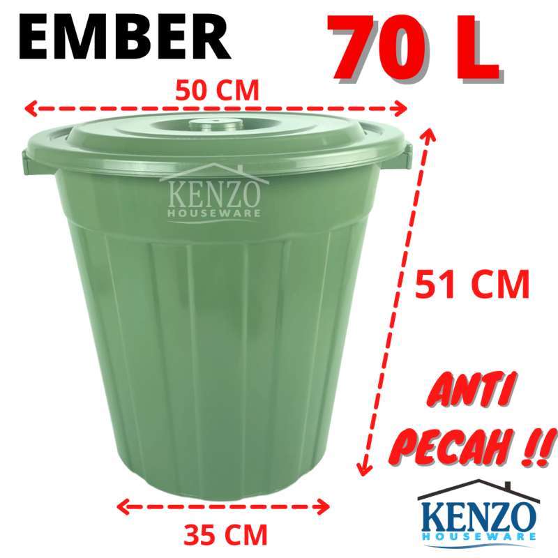 Jual Ember Plastik Air 70 Liter / Gentong Bak Mandi / Tong Air Plastik Di Seller Kenzo Houseware ...