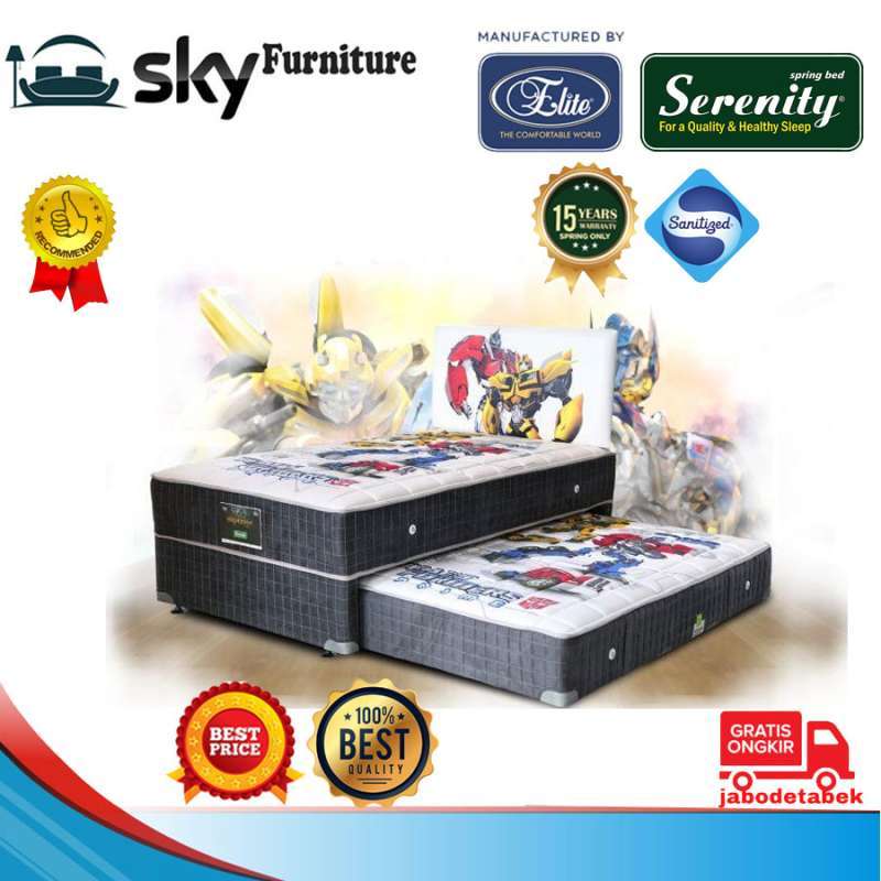 Jual 1 Set Kasur Springbed Serenity 2 In 1 Transformers 2 In 1 By