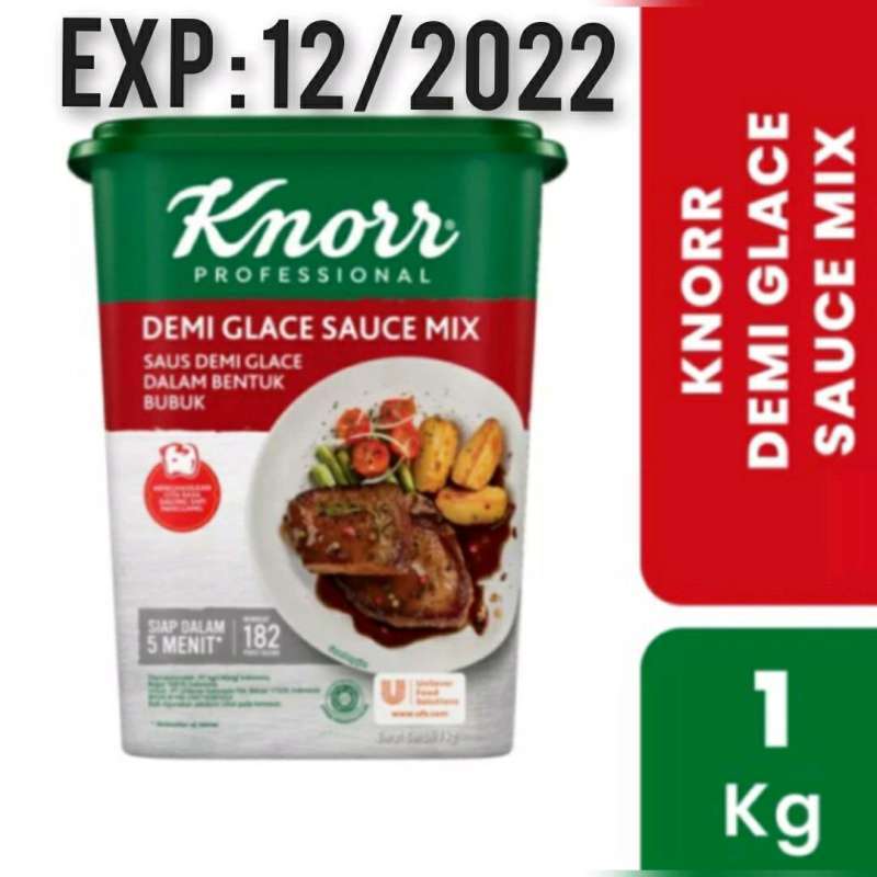 Jual Knorr Demi Glace Sauce Mix 1 kg Saus Steak Exp 12/2022 di Seller JEHOVAH JIREH - Kwitang ...