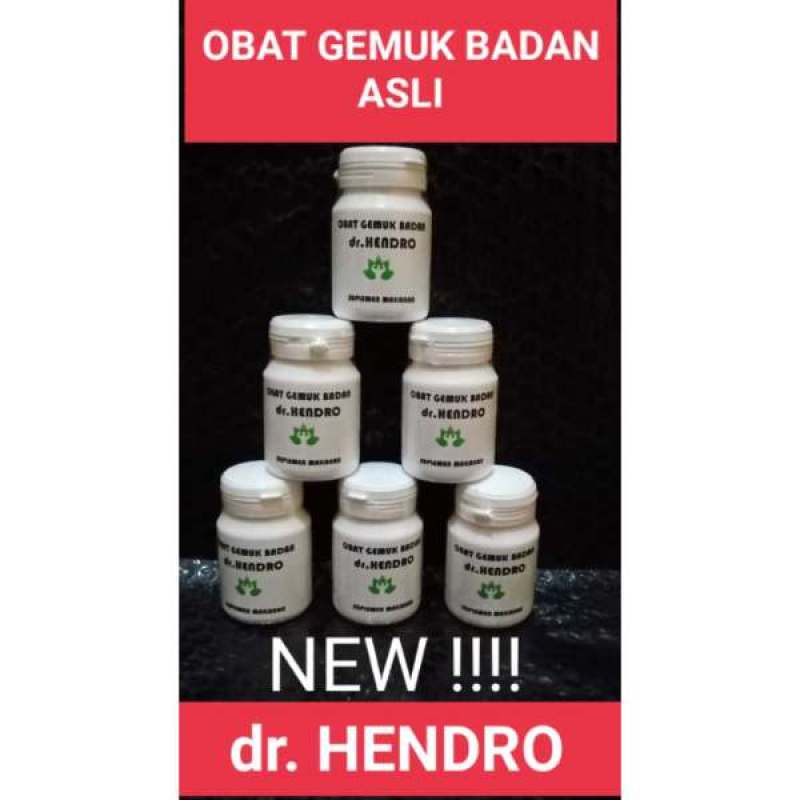 Jual Obat Herbal Penggemuk Badan/obat Gemuk Penambah Berat Badan Dr ...