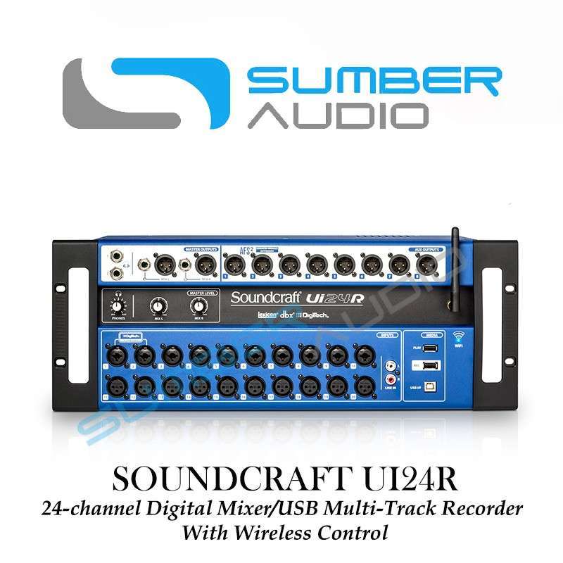 Jual Soundcraft UI24R 24 channel UI 24R / UI24 R Digital Mixer USB UI ...