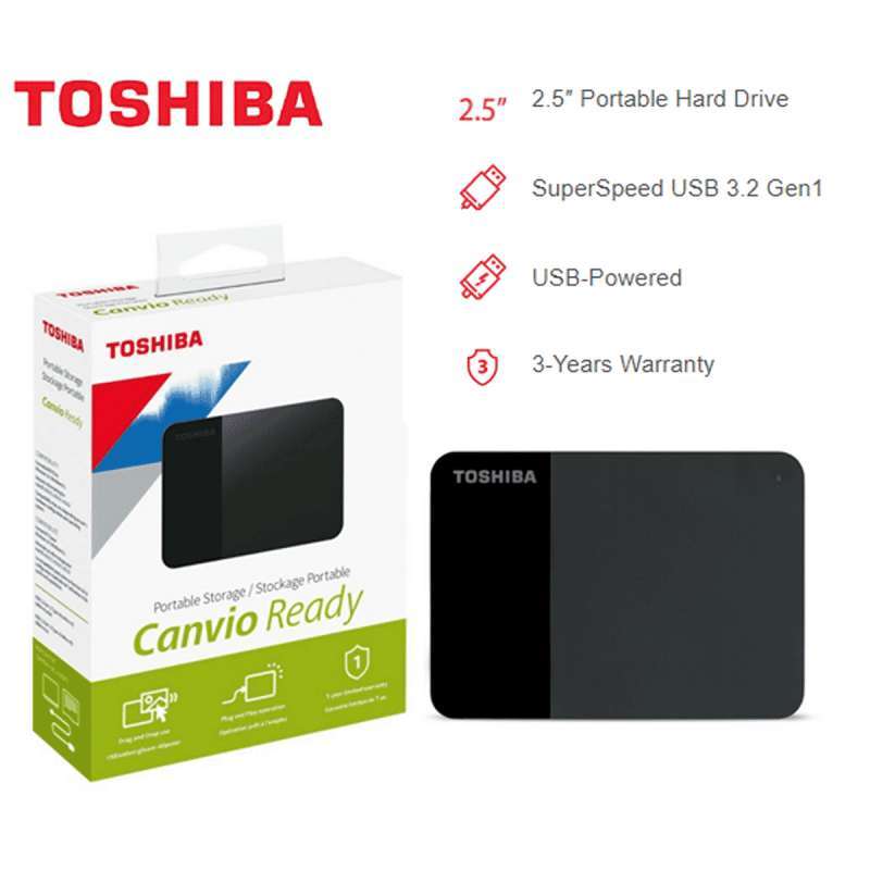 Jual Toshiba Canvio Ready 2TB Portable External Hard Drive di Seller ...