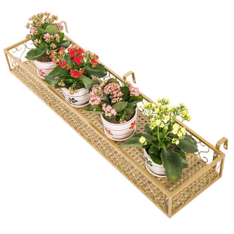 Promo Goland Railing iron frame Rak Gantung Rak Pot Tanaman Gantung ...