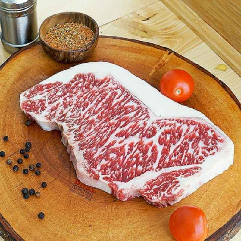 Promo Australian Wagyu Beef Sirloin Steak MB 5 200gr Diskon 9% di ...