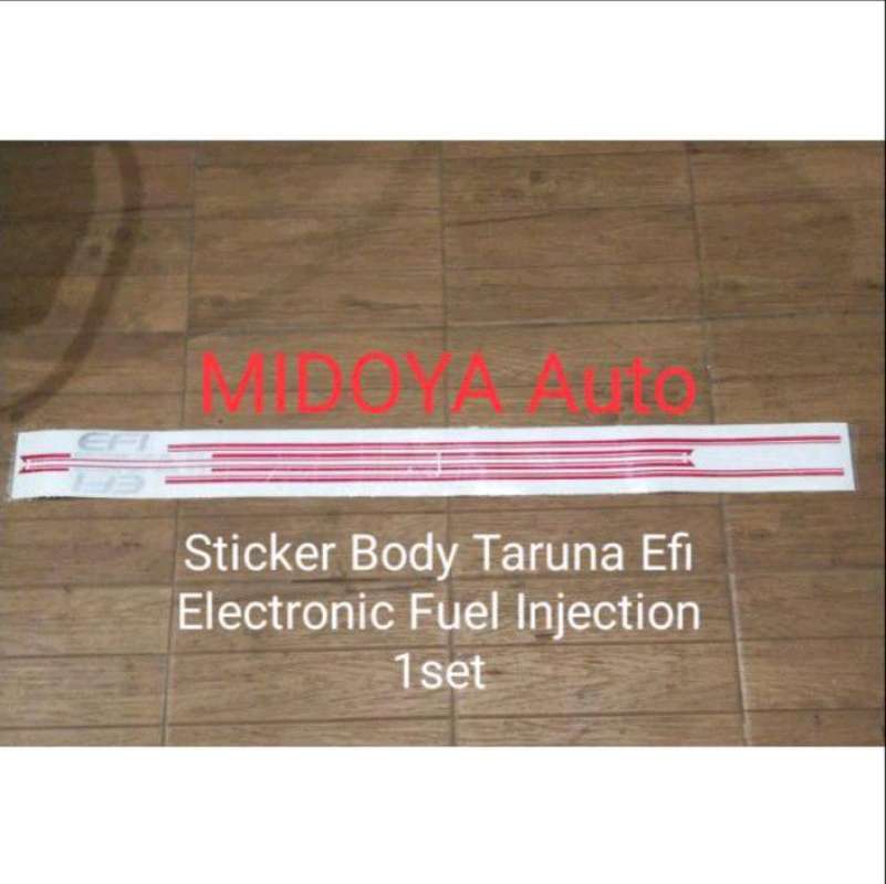 Jual Sticker Body Taruna Efi Electronic Fuel Injection di Seller ...