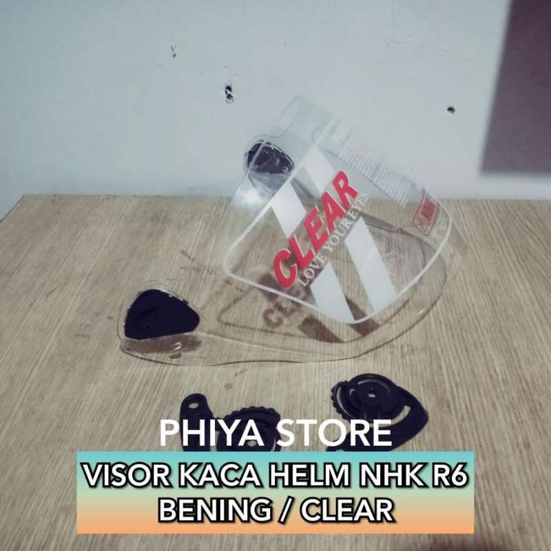 Jual KACA HELM VISOR NHK R6 BENING GMA CLEAN di Seller MUAFFA STORE ...