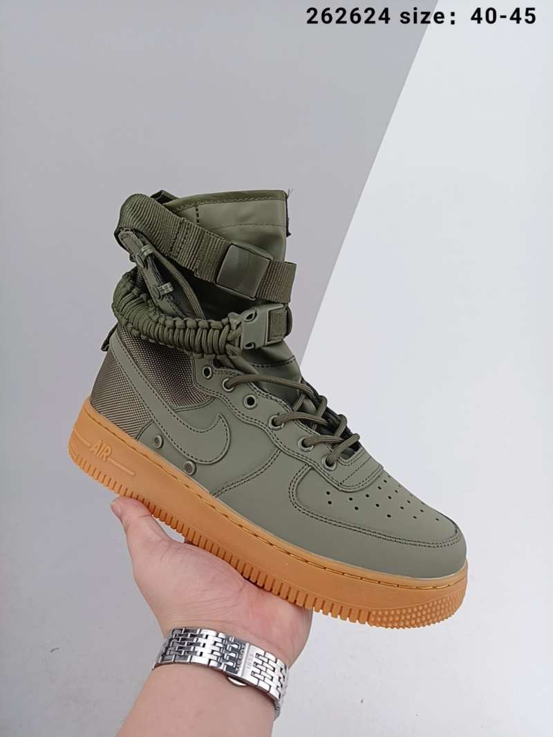 Jual Original 40-45 NIKE SF AF1 autumn winter tide lychee grain leather ...