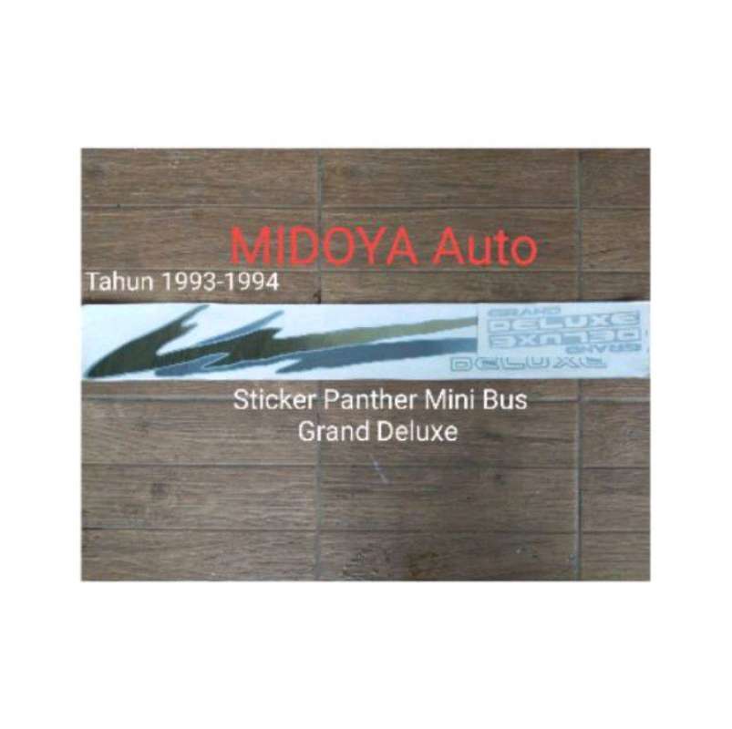 Jual Sticker Panther Mini Bus Grand Deluxe Tahun 1993-1994 di Seller ...