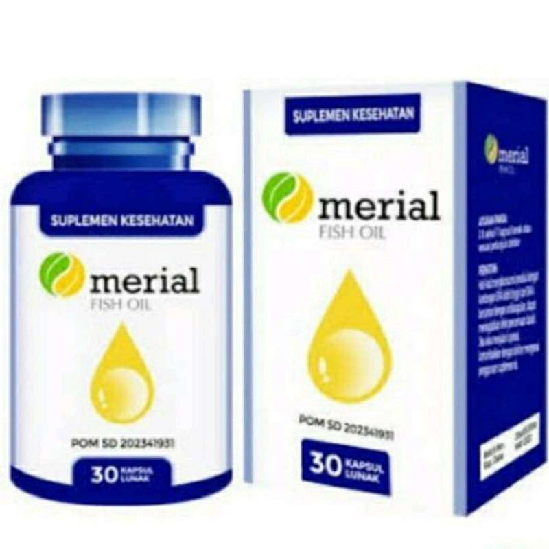 Jual Merial Fish Oil Minyak Ikan Dengan Ekstrak Pinus Merah Red Pine ...