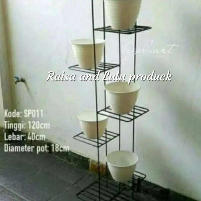 Promo BEST SALE RAK POT BUNGA BESI 7 SUSUN STANDING Diskon 6% di Seller ...