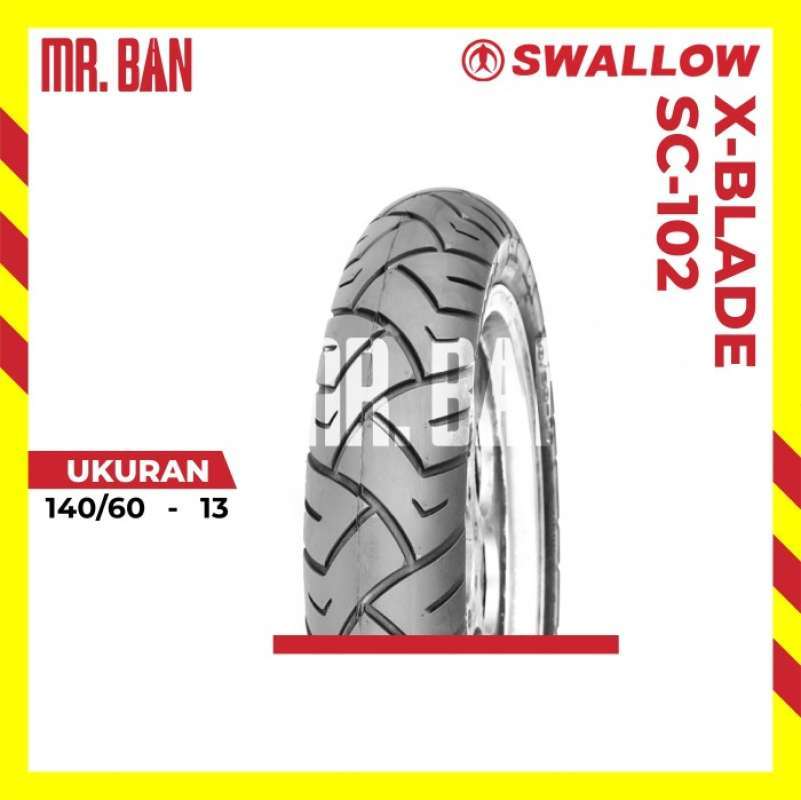 Jual Ban Motor NMAX Swallow Tubeless 140/60-13 SC-102 X-Blade TL di ...