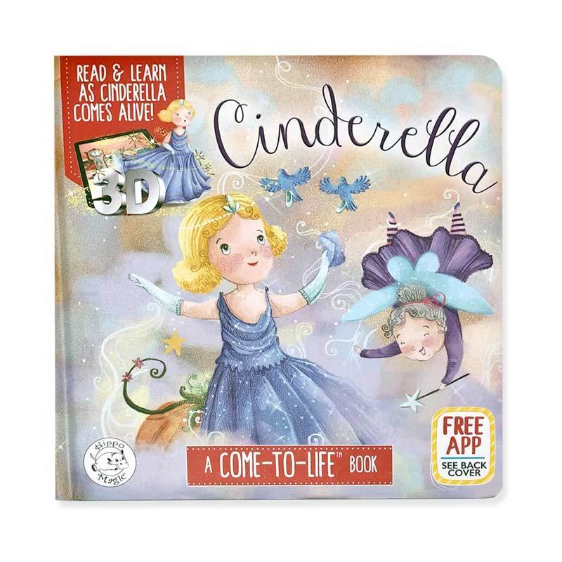 Promo HIPPO 3D Magic Cinderella Augmented Reality Books Buku Cerita ...