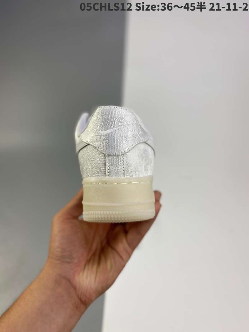 Jual Original Clip x fragment design x NIKE AIR Force 1 ao9286 white ...