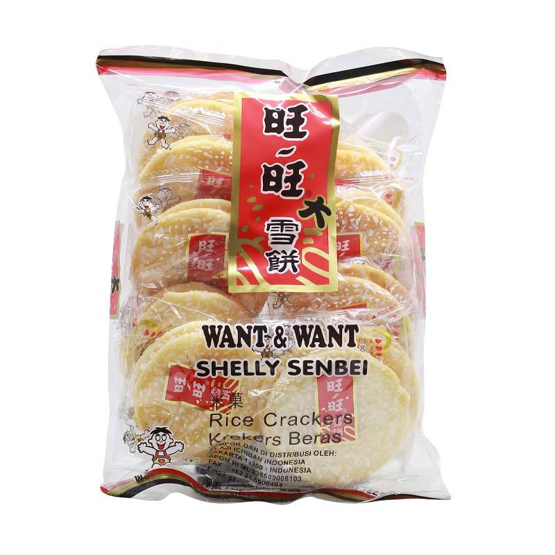Jual WANT WANT Shelly Senbei Salad Rice Crackers [122 g] di Seller ...