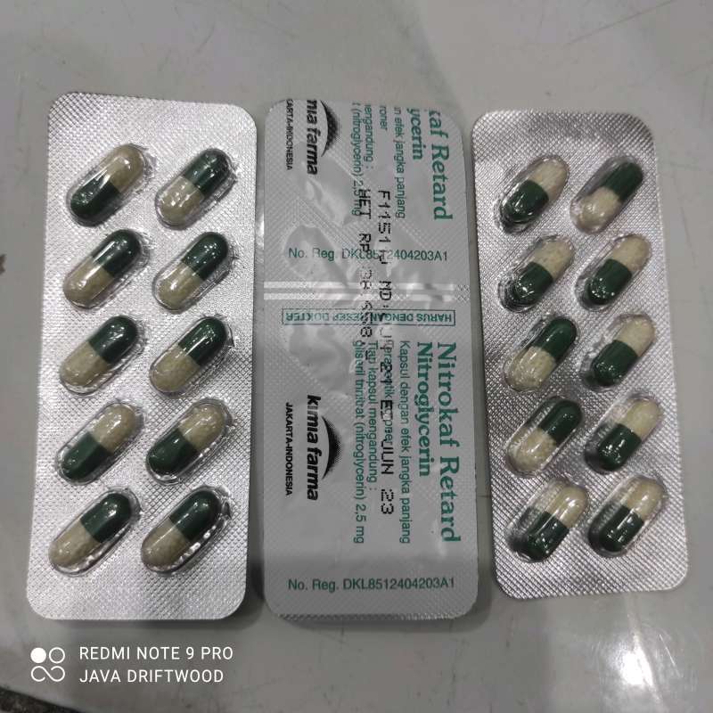 Jual original Nitrokaf Retard strip/lembar di Seller mumtaz corps ...