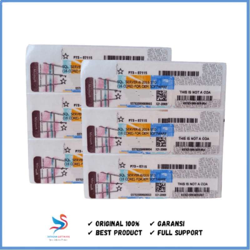 Promo SQL Server 2016 Standard 10 CAL COA Diskon 3% di Seller Server ...