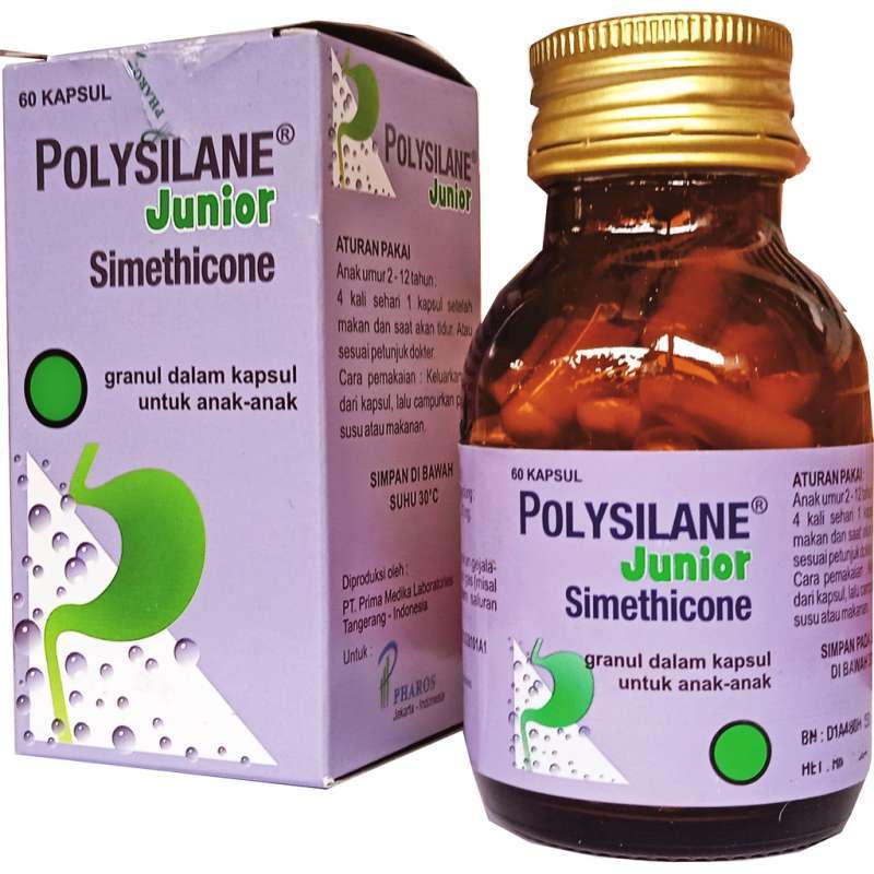 Promo Polysilane Polisilen Anak Junior 1 Botol Isi 60 Kapsul Untuk ...