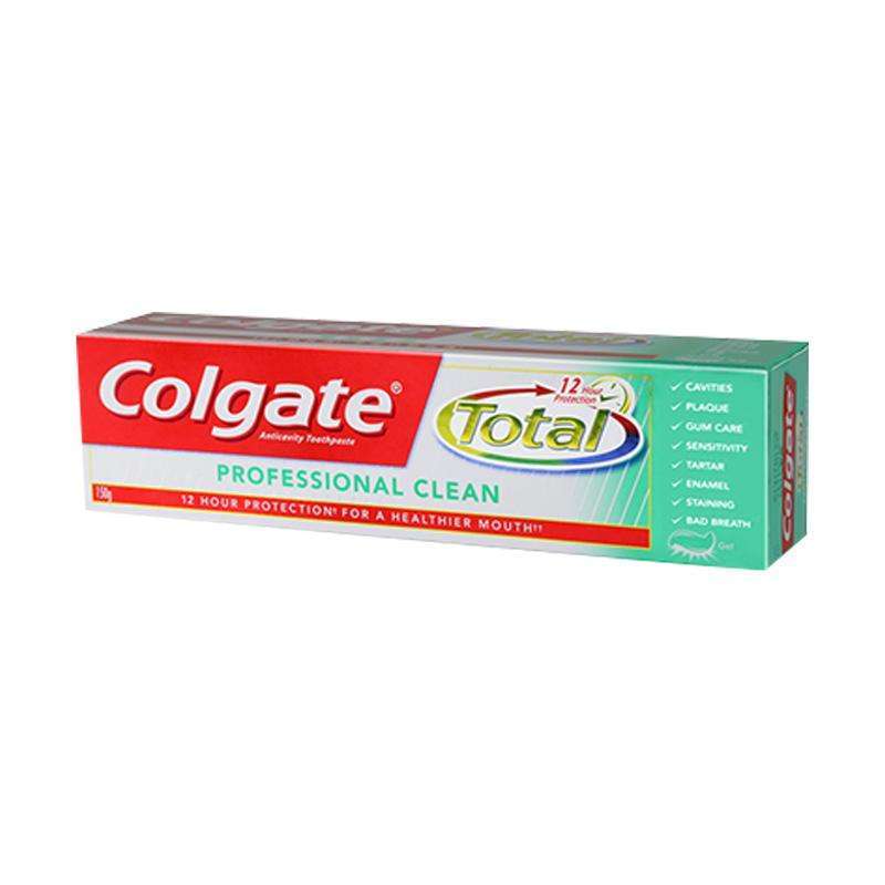 Jual Colgate Toothpaste Total Professional Clean Gel Pasta Gigi [150 g ...