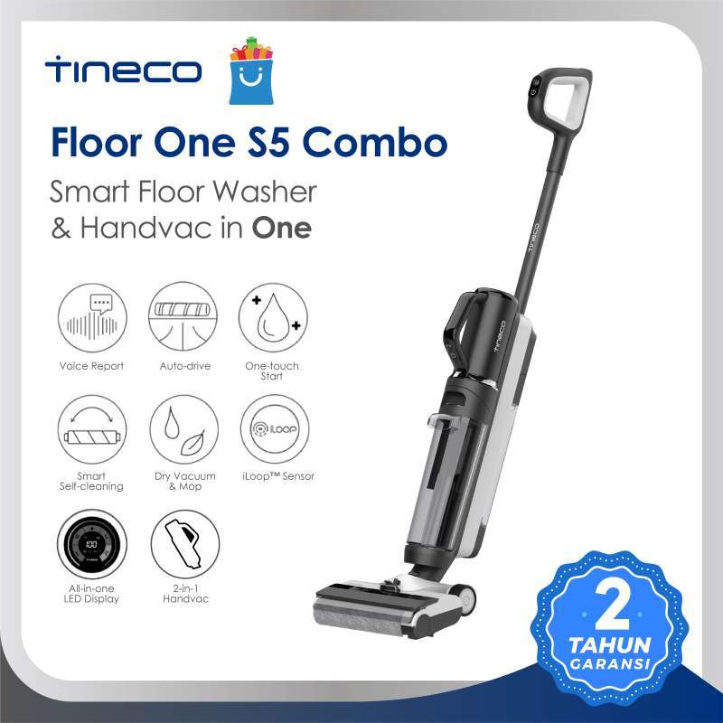 Jual Tineco Floor One S5 Combo Smart Wet Dry Vacuum Cleaner + Multi ...