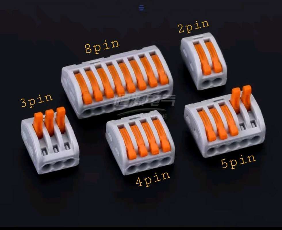 Jual Konektor Kabel Wago Pct-2/3/4/5/8 Pin / Universal Wire Connector Terminal - 2 Pin Di Seller ...