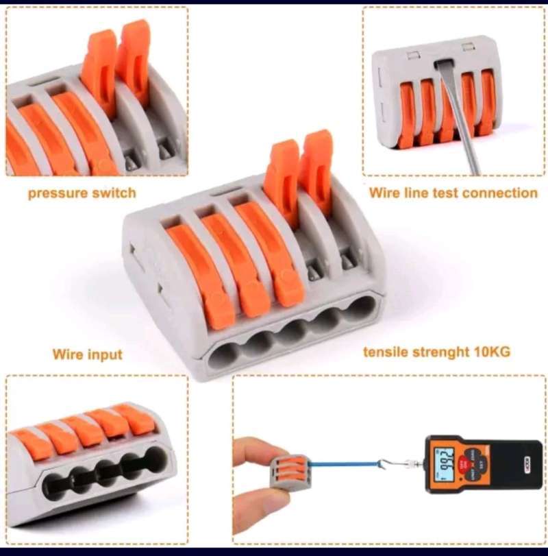 Jual Konektor Kabel Wago Pct-2/3/4/5/8 Pin / Universal Wire Connector Terminal - 2 Pin Di Seller ...