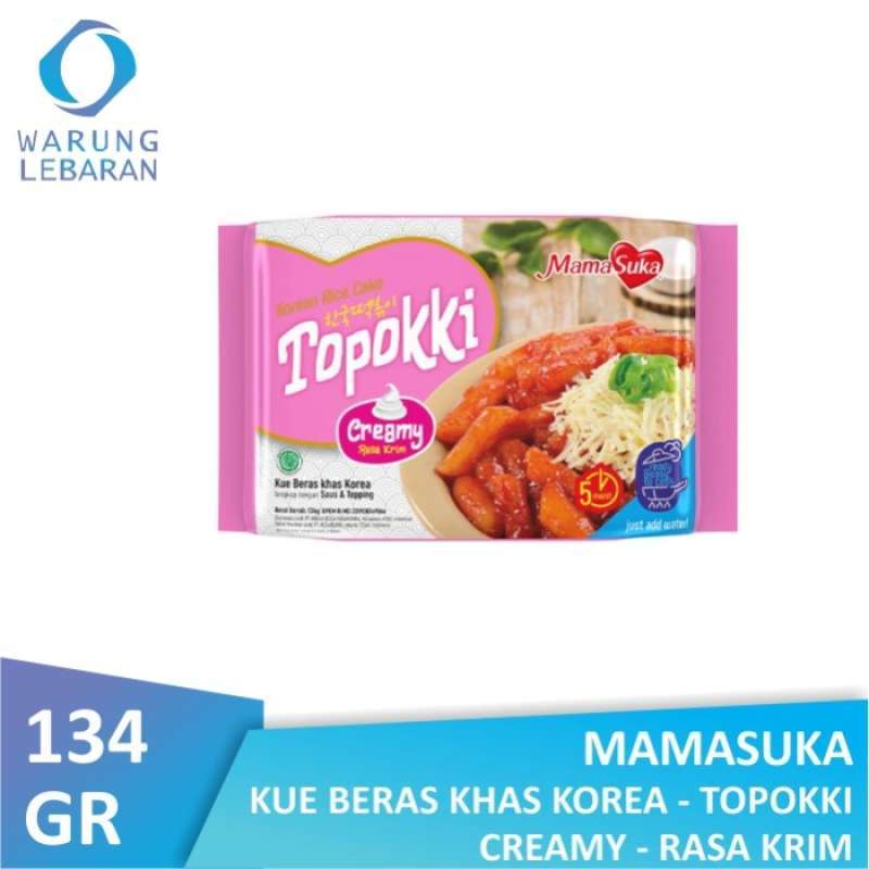 Jual Mamasuka Topokki Creamy 134 gr - Kue Beras Khas Korea di Seller ...