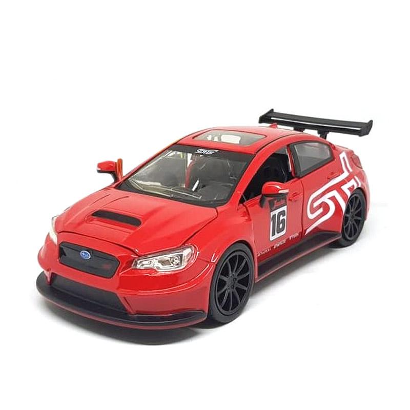 Jual Jada JDM 2016 Subaru WRX Sti Widebody Diecast - Red [1:24] di ...
