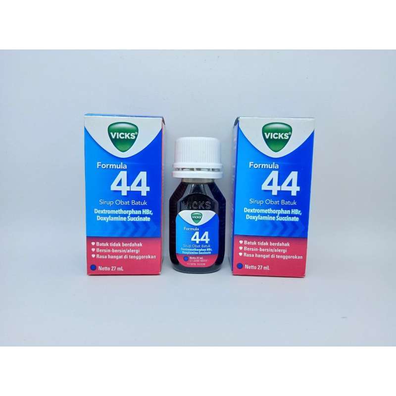 Jual Vicks Formula 44 Sirup Obat Batuk [27 mL] di Seller Apotek Pelita ...